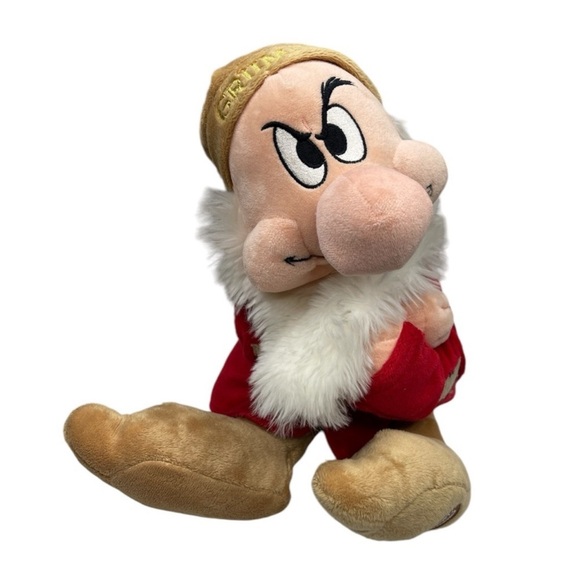 Disney | Toys | Disney Grumpy Dwarf Plush Toy | Poshmark